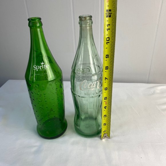 Vintage | Other | Vintage Cocacola And Sprite Pint Glass Bottles | Poshmark